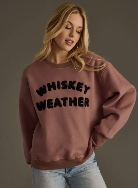 Whiskey Weather sweatshirt - Jennifer Haley Handbags